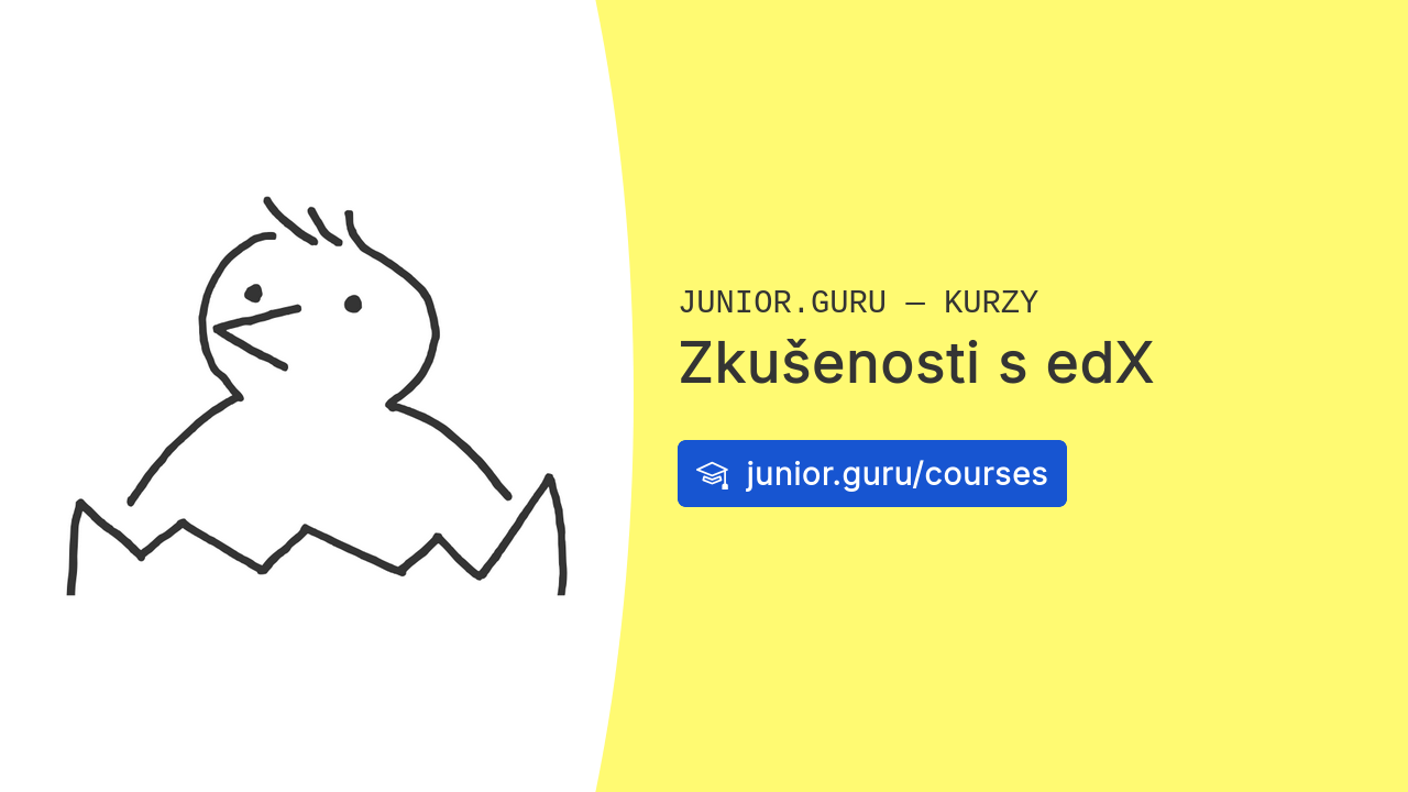 Zkušenosti s edX